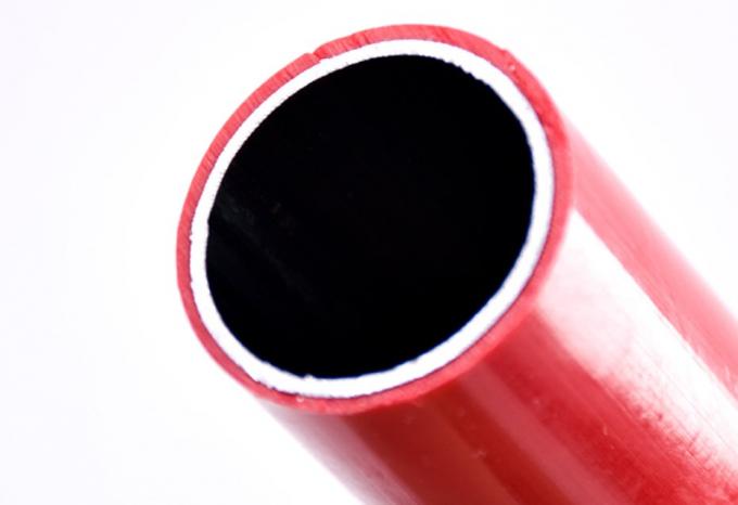 ISO certificated Black steel tube coated with plastic coating PE Coated ...